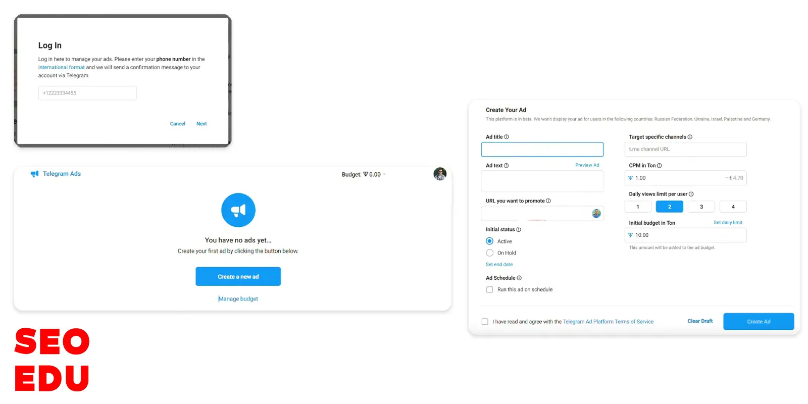 آموزش تبلیغ تلگرام و نحوه استفاده از آن - SEOEDU